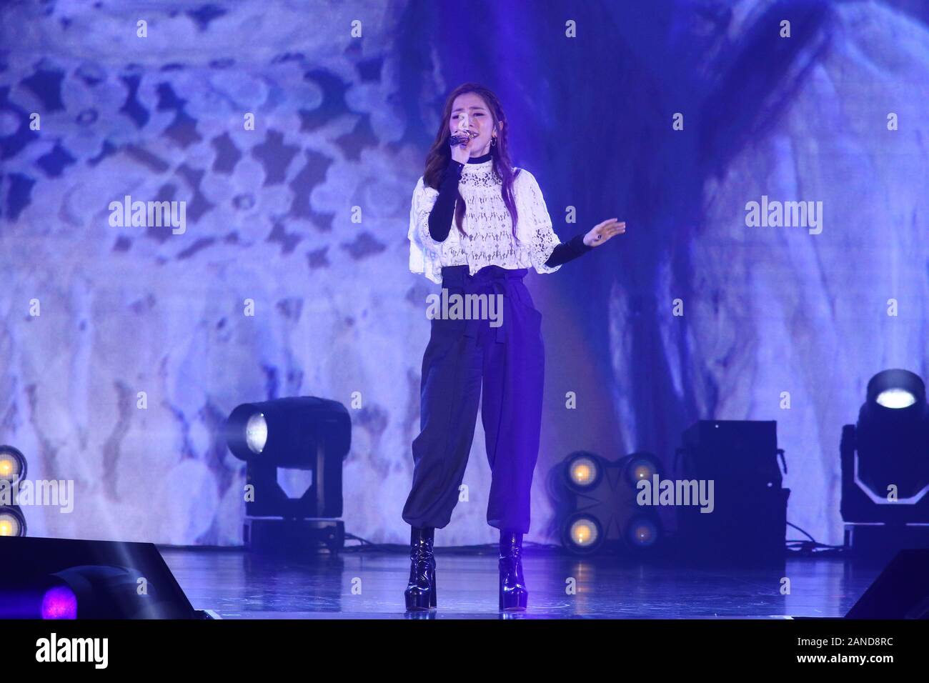 **TAIWAN OUT**Chinese singer-songwriter and actress G.E.M. or Tang Tsz ...