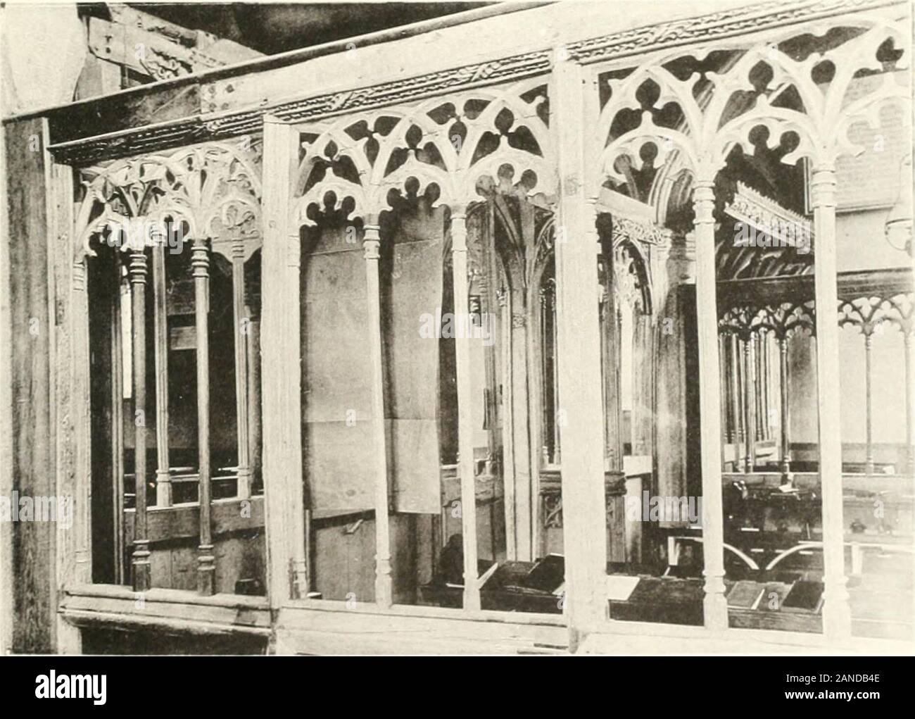 Roodscreens and roodlofts . (A) Stokenham : Sodth Parclose. (B) South ...