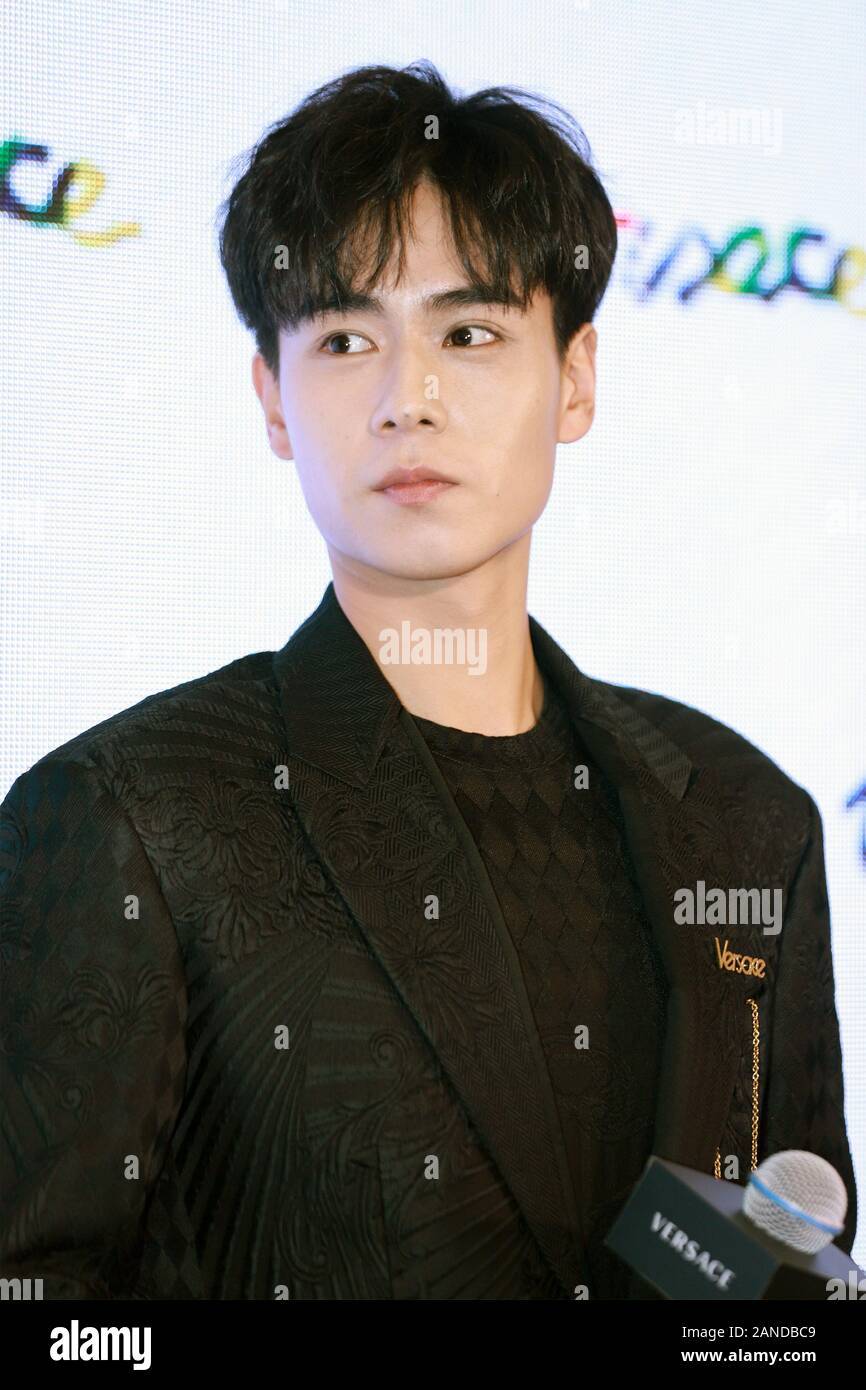--FILE--Chinese actor Hu Yitian attends a promotional event of Italian ...