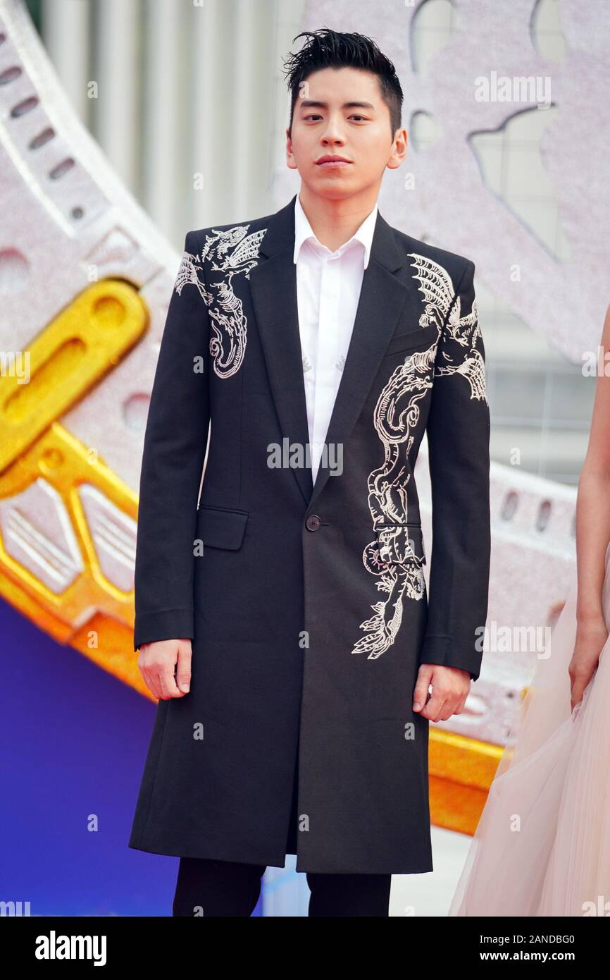 --FILE--Chinese actor Darren Wang, also known as Wang Talu, shows up ...