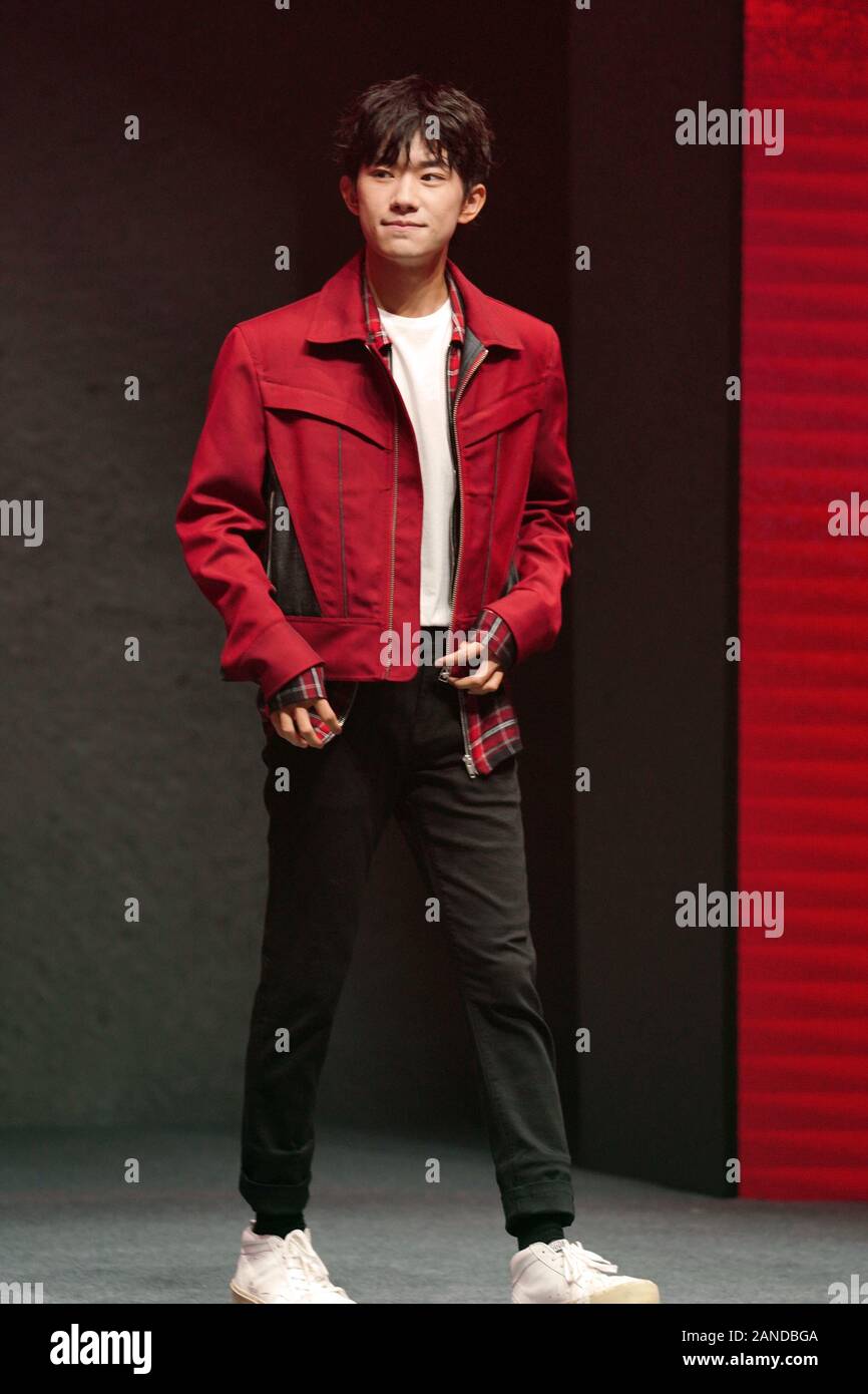 --FILE--Chinese singer, dancer and actor Jackson Yee, also known as Yi ...