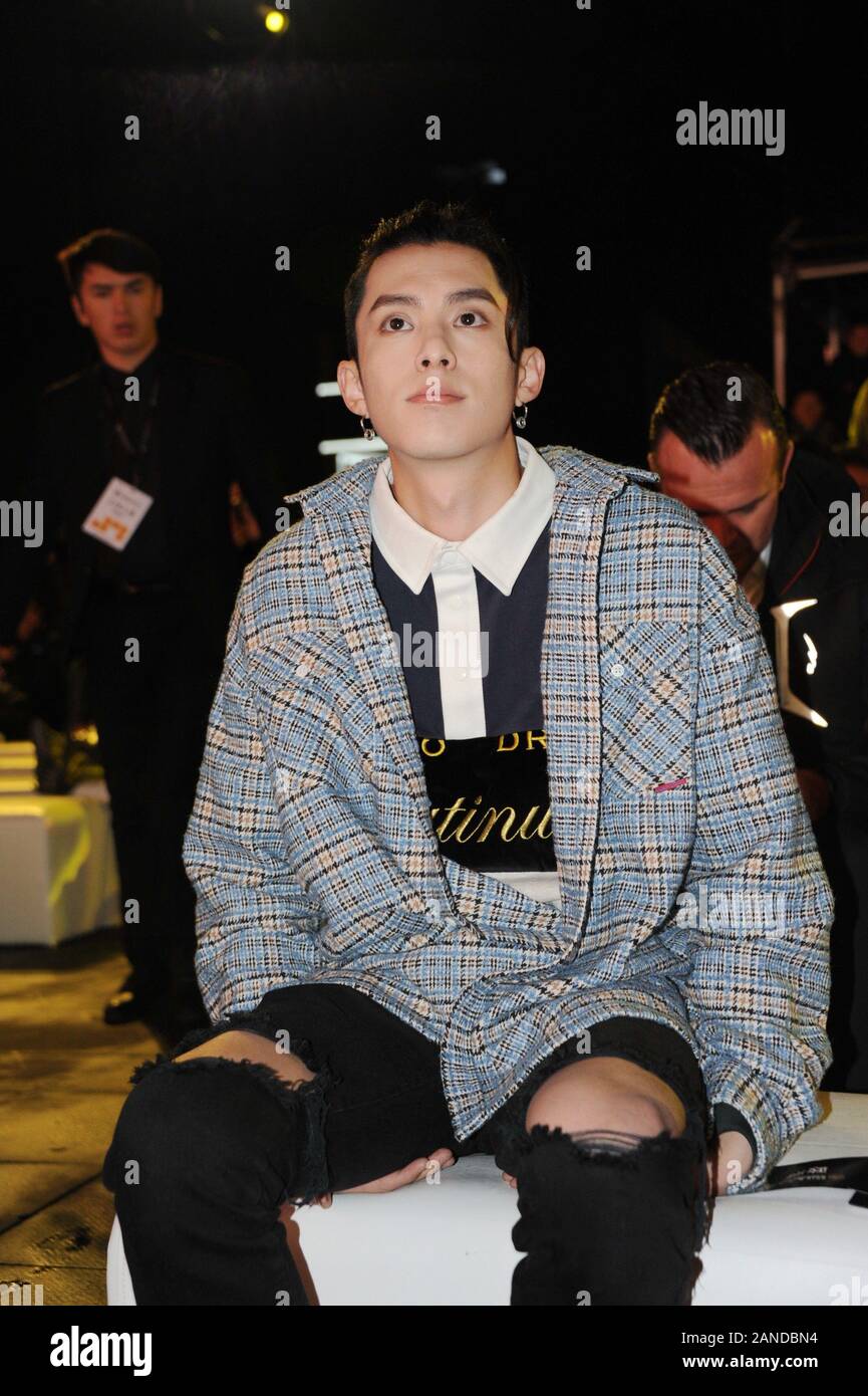 --FILE--Chinese actor Dylan Wang Hedi of the new lineup of Chinese boy ...