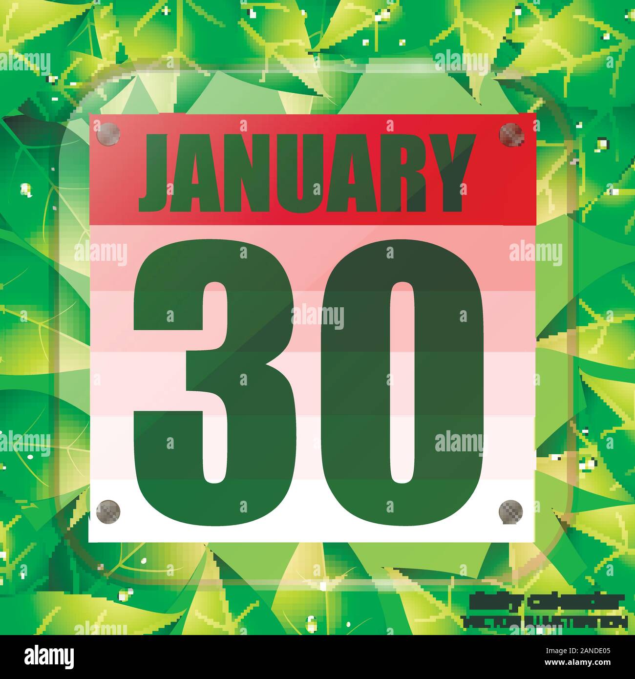 30 january Stock Vector Images - Alamy