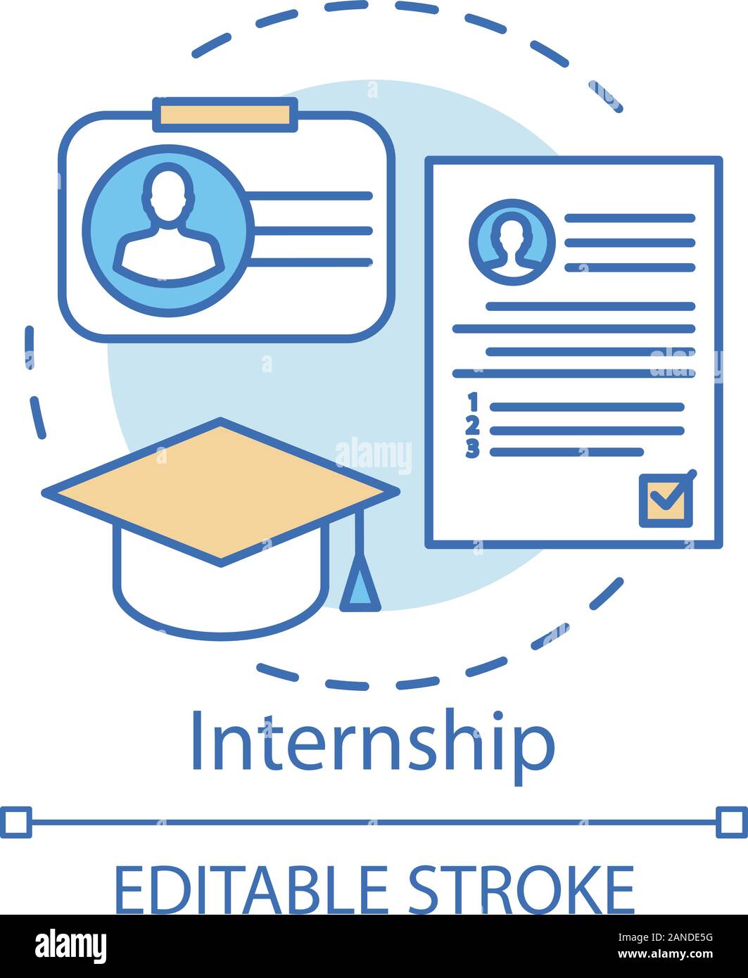 Apprenticeship training students Stock Vector Images - Alamy