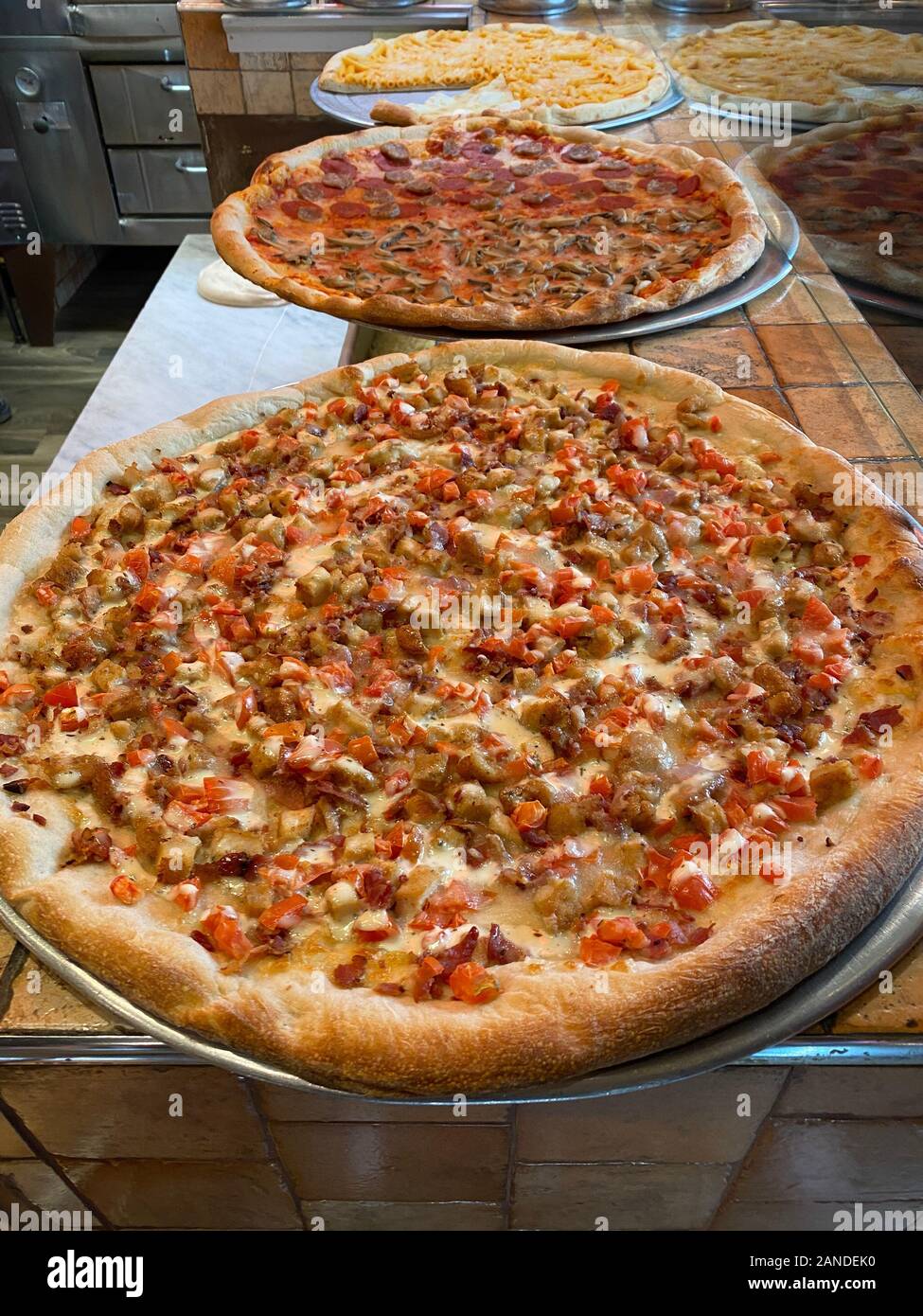 Large pizzas hi-res stock photography and images - Alamy