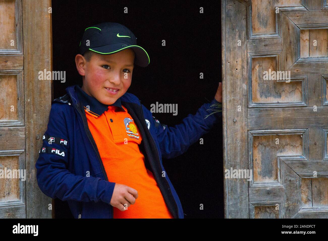 Portrait young boy colombia hi-res stock photography and images - Alamy