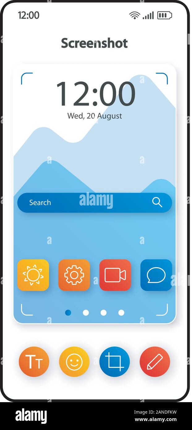 Screenshot take Stock Vector Images - Alamy