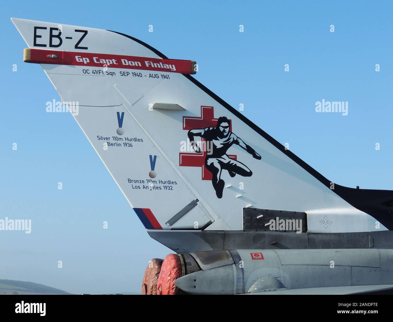 ZA614, a Panavia Tornado GR4 from 41 Squadron, Royal Air Force, wearing ...