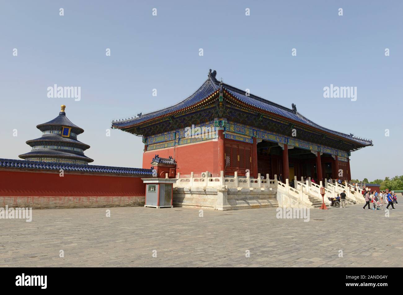 The Hall of prayer for good harvests in the temple of Heaven complex ...