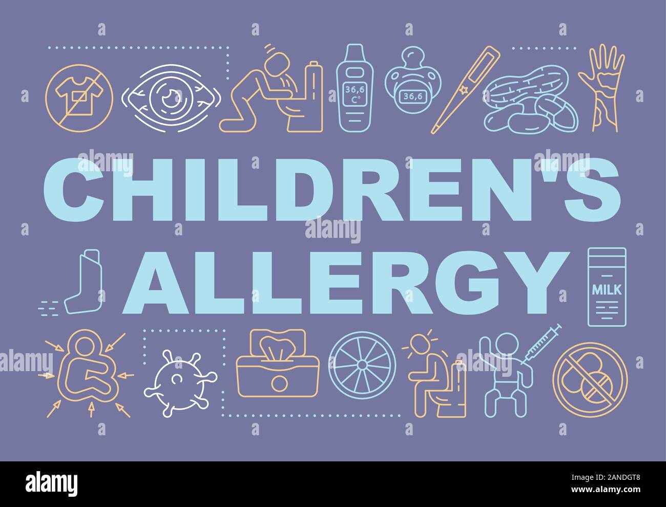 Allergy word Stock Vector Images - Alamy