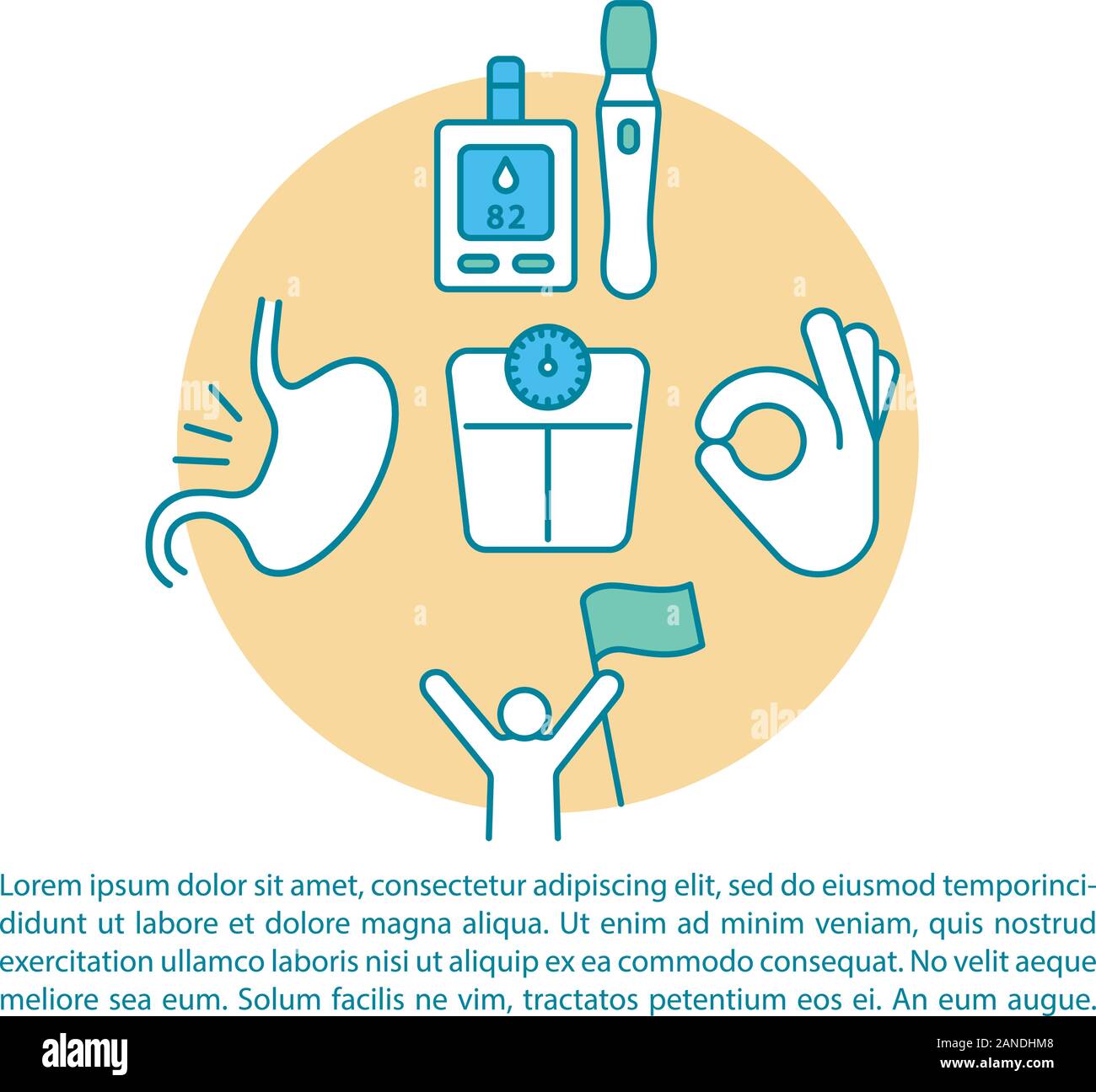 Slimming and health care article page vector template. Vegan benefits ...