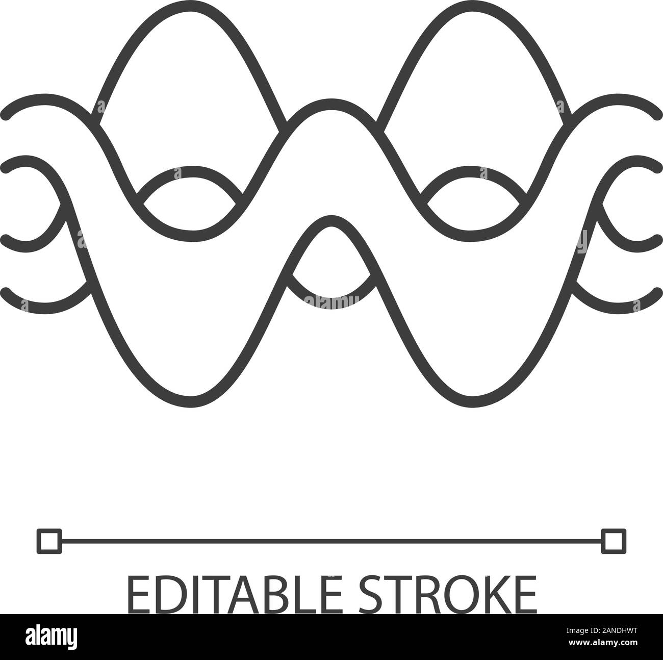 Overlapping waves Stock Vector Images - Alamy