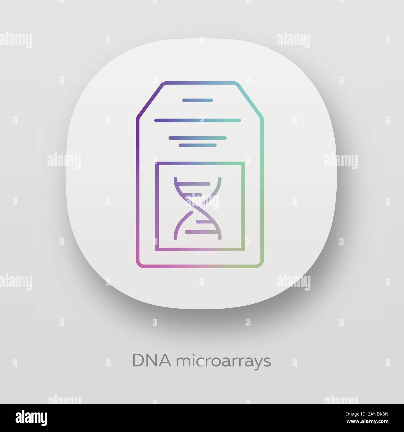 Dna microarray chip Stock Vector Images - Alamy