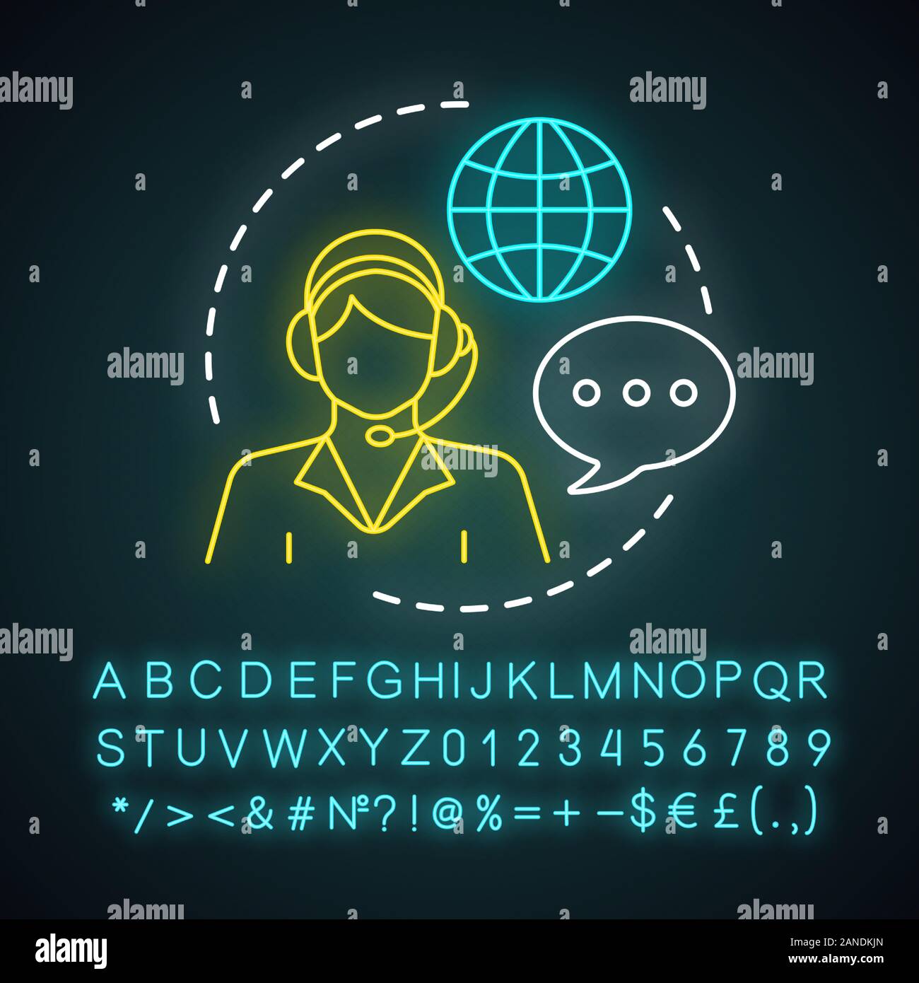 Graphic dispatcher icon vector vectors hi-res stock photography and ...