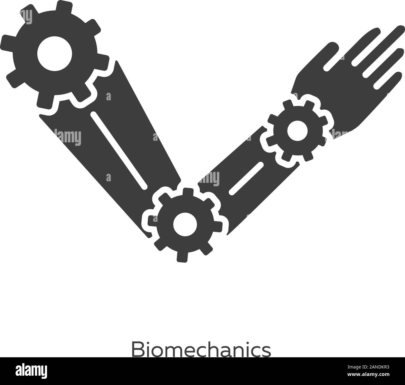 Biomechanics glyph icons set. Studying and copying body movements ... Biomechanics glyph icons set. Studying and copying body movements ...