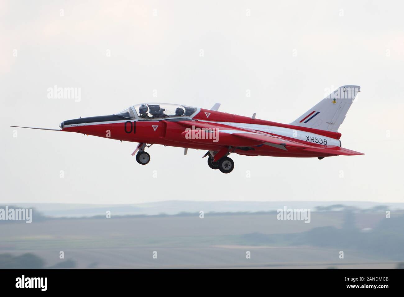 G-RORI (formerly XR538 in RAF service), a privately-owned Folland Gnat ...