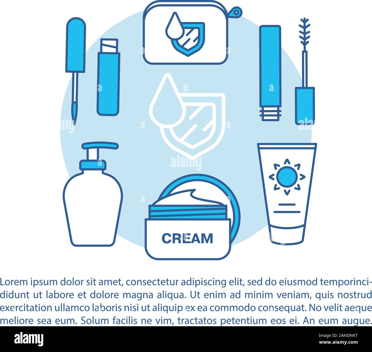 Makeup article Stock Vector Images - Alamy