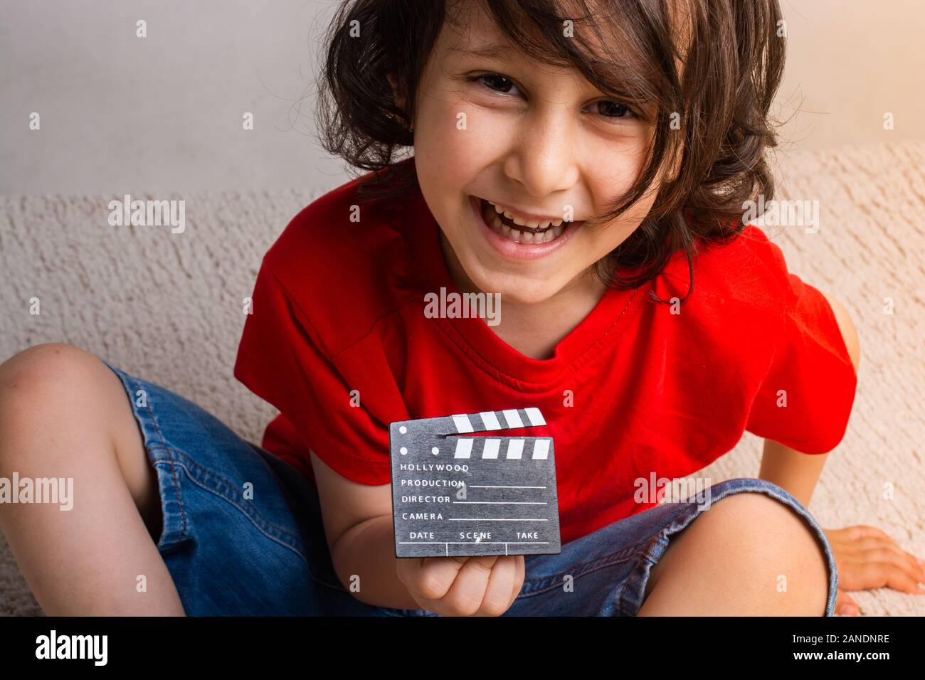 Clapper boy hi-res stock photography and images - Alamy