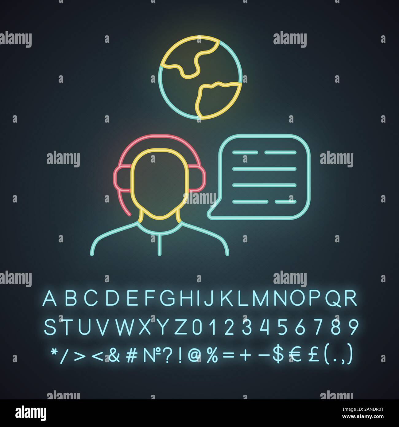 Graphic dispatcher icon vector vectors hi-res stock photography and ...