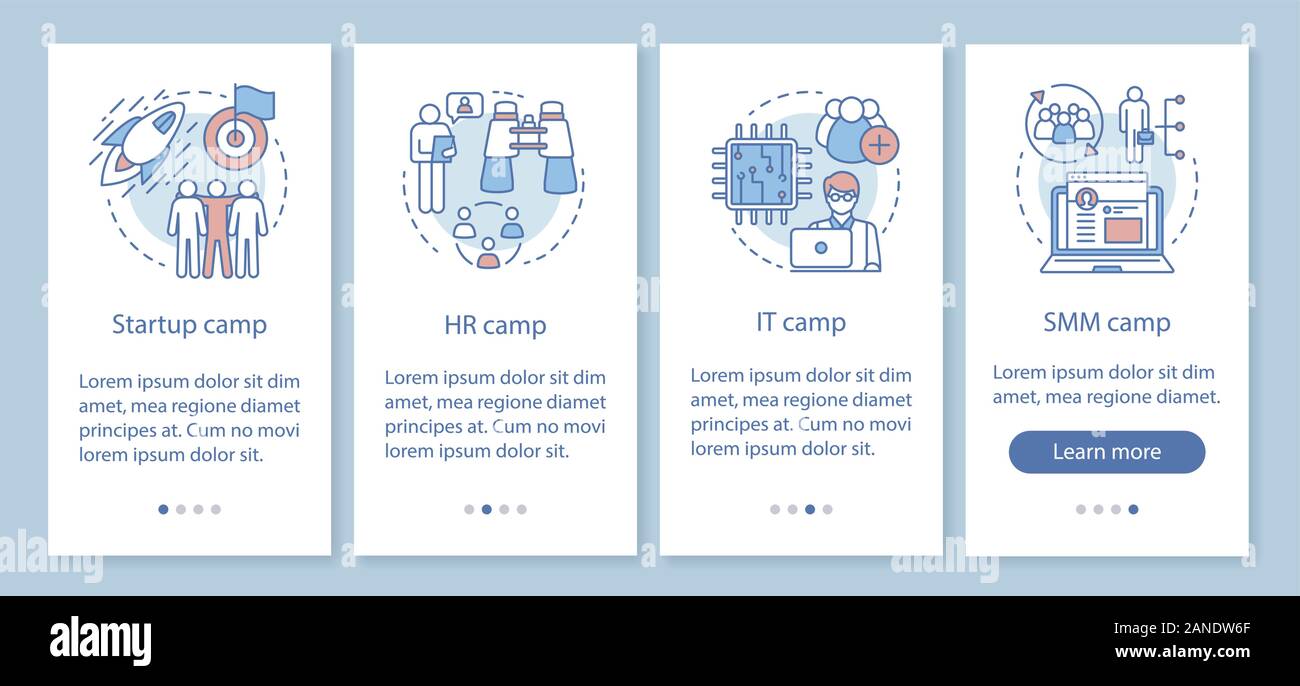 Team building camps Stock Vector Images - Alamy