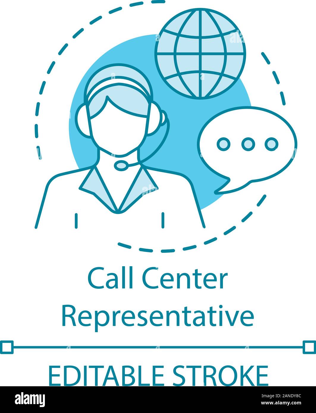 Graphic dispatcher icon vector vectors hi-res stock photography and ...