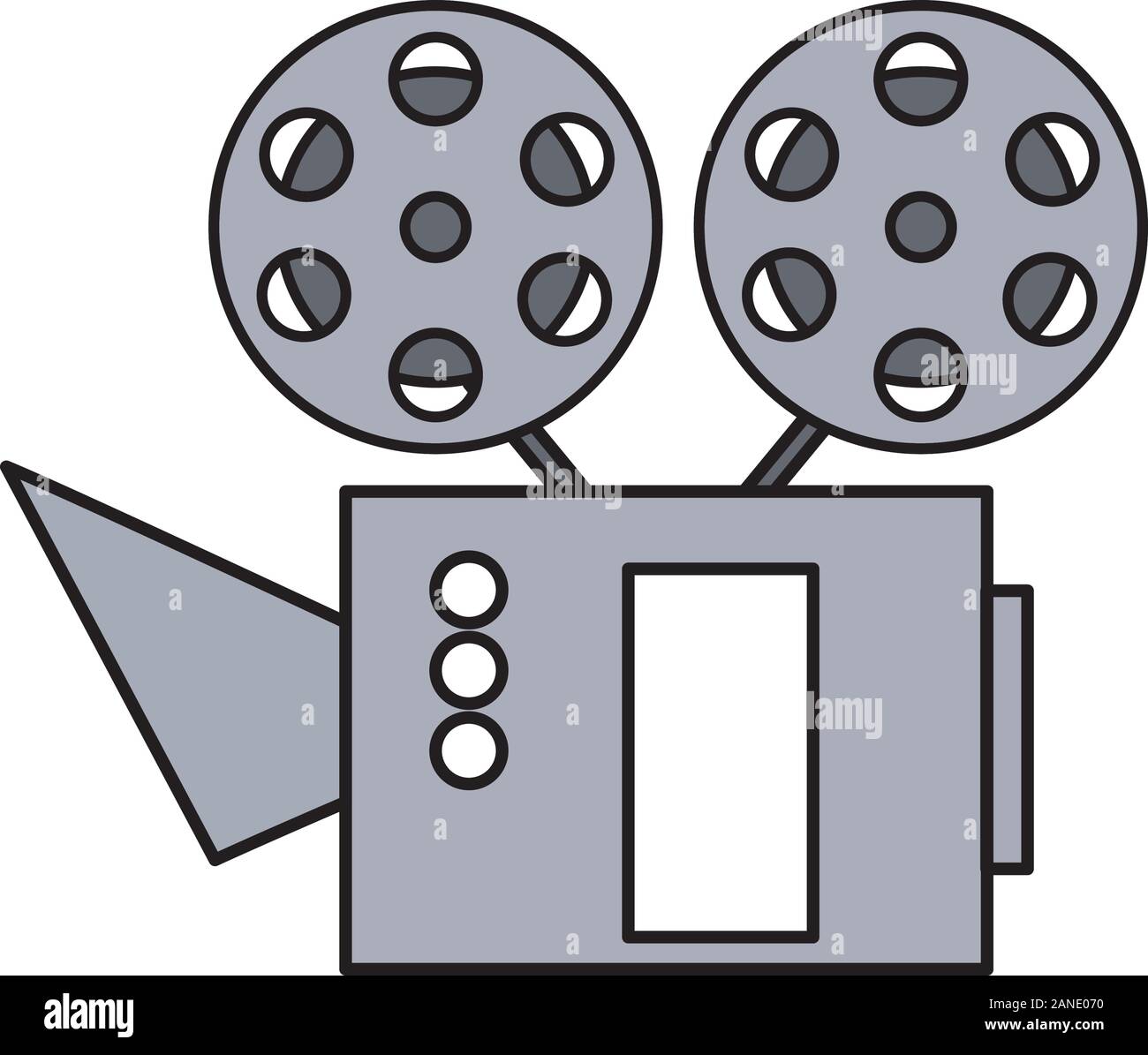 cinema projector isolated icon Stock Vector Image & Art - Alamy