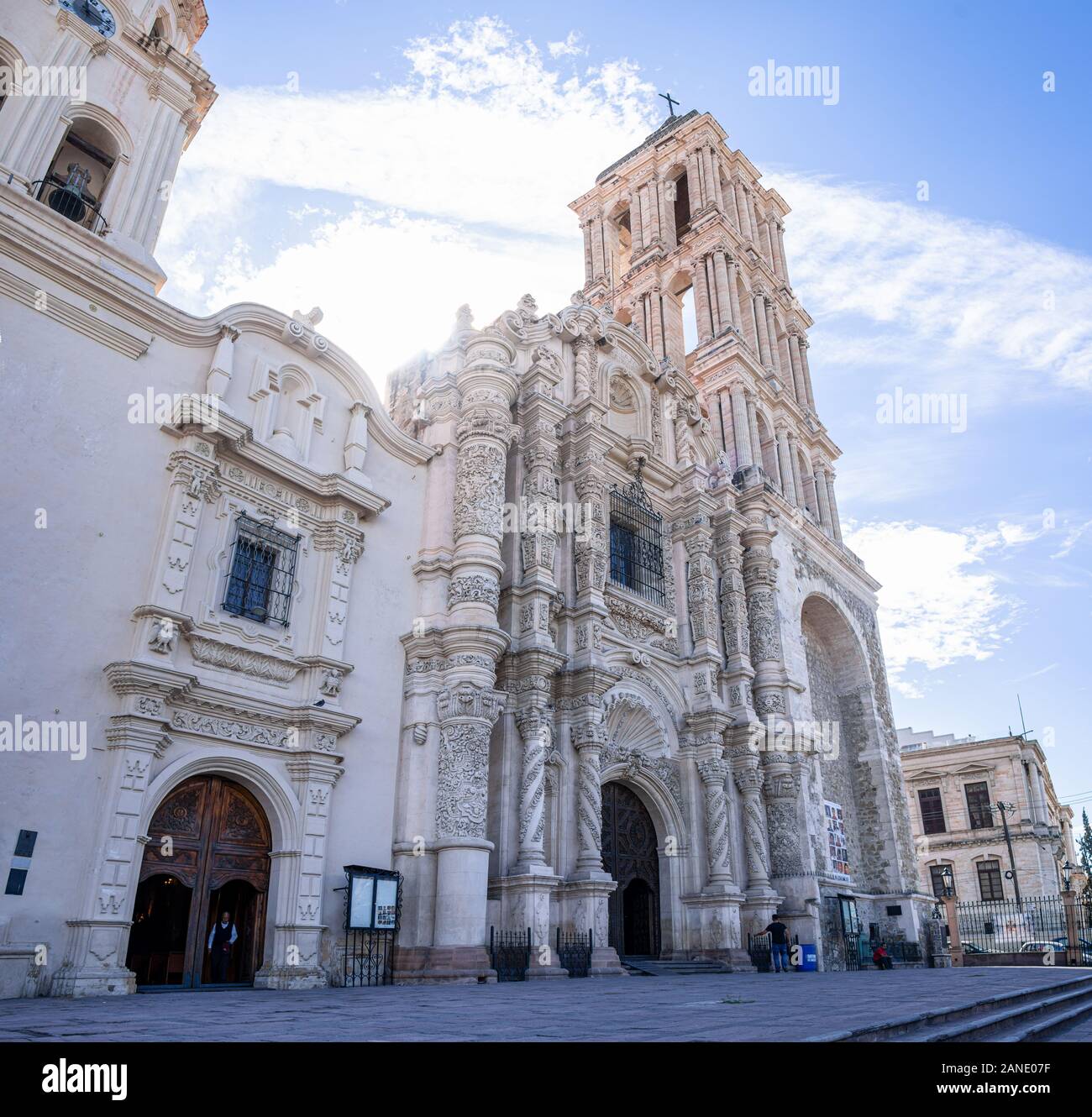 Saltillo, Coahuila, Mexico - November 21, 2019: Catedral de Santiago ...
