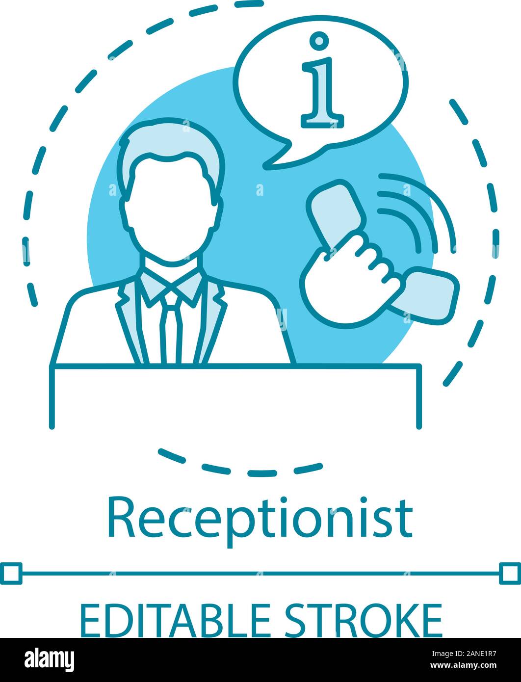 Hotel general manager Stock Vector Images - Alamy