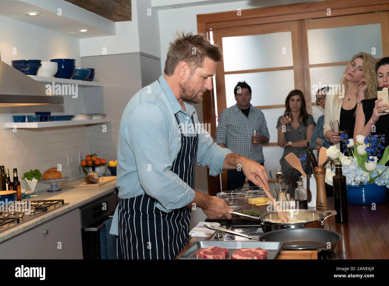 New York, NY - January 16, 2020: Australian celebrity chef Curtis Stone ...