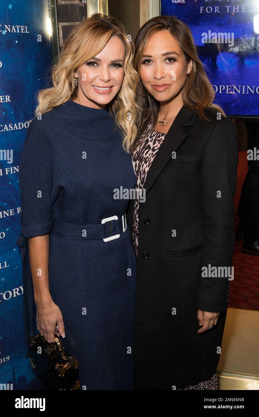 Amanda Holden and Myleene Klass attend the Les Miserables' musical ...