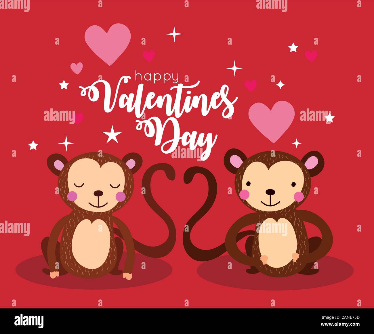Monkey lovers Stock Vector Images - Alamy