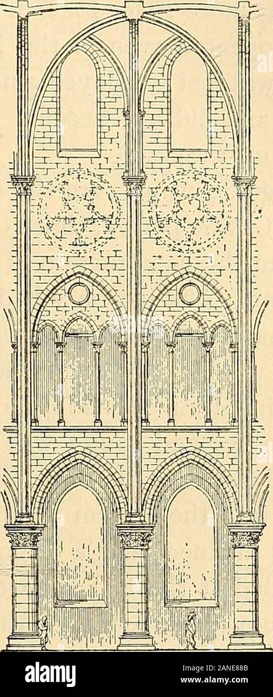 History of mediæval art . ui t—f f r p* Fig. 300.—System of the Cathe ...