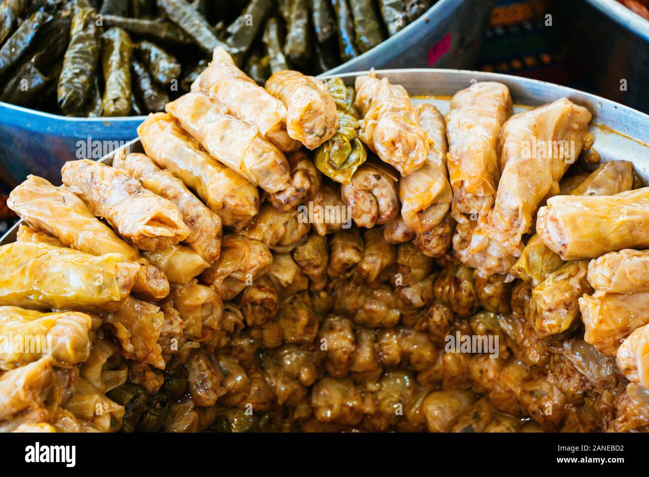 Turkish cuisine with Traditional dishes in view Stock Photo - Alamy
