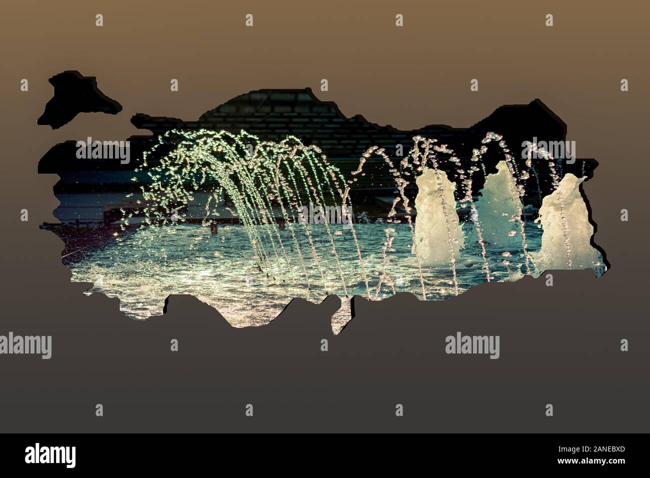 Roughly sketched out Map of Turkey as business concepts Stock Photo - Alamy