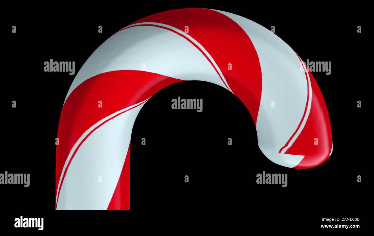 Traditional striped christmas candy, computer generated. Christmas and ...