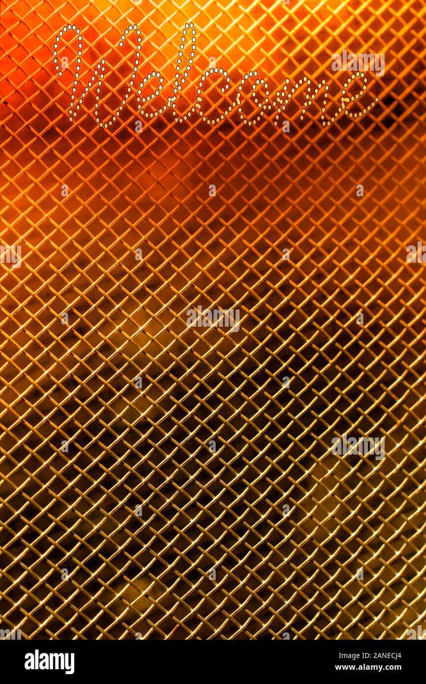 Welcome text wording on a background for business concept Stock Photo ...