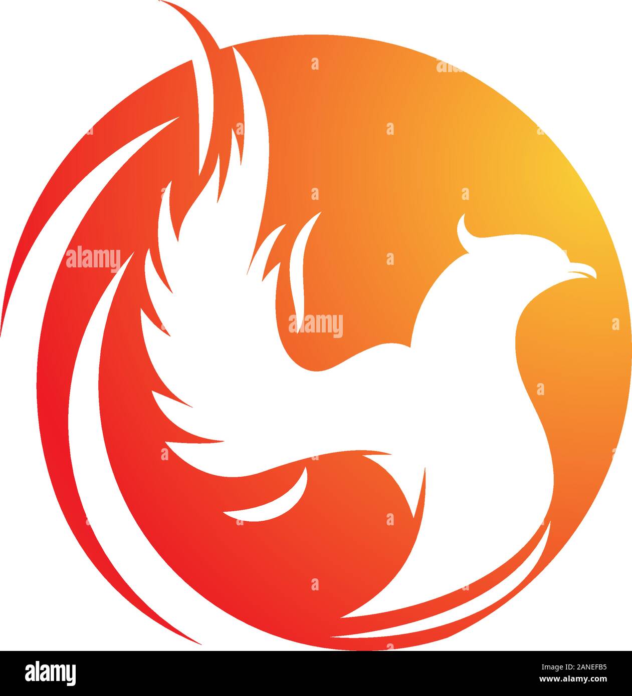 Phoenix vector icon illustration design template Stock Vector Image ...