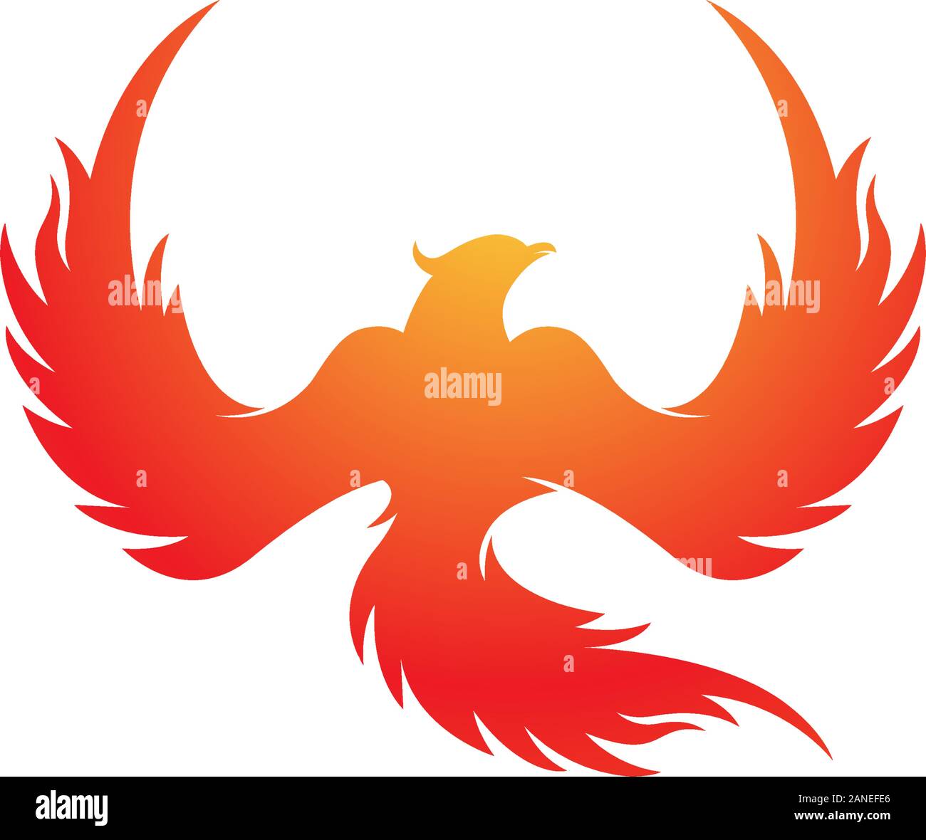 Phoenix vector icon illustration design template Stock Vector Image ...
