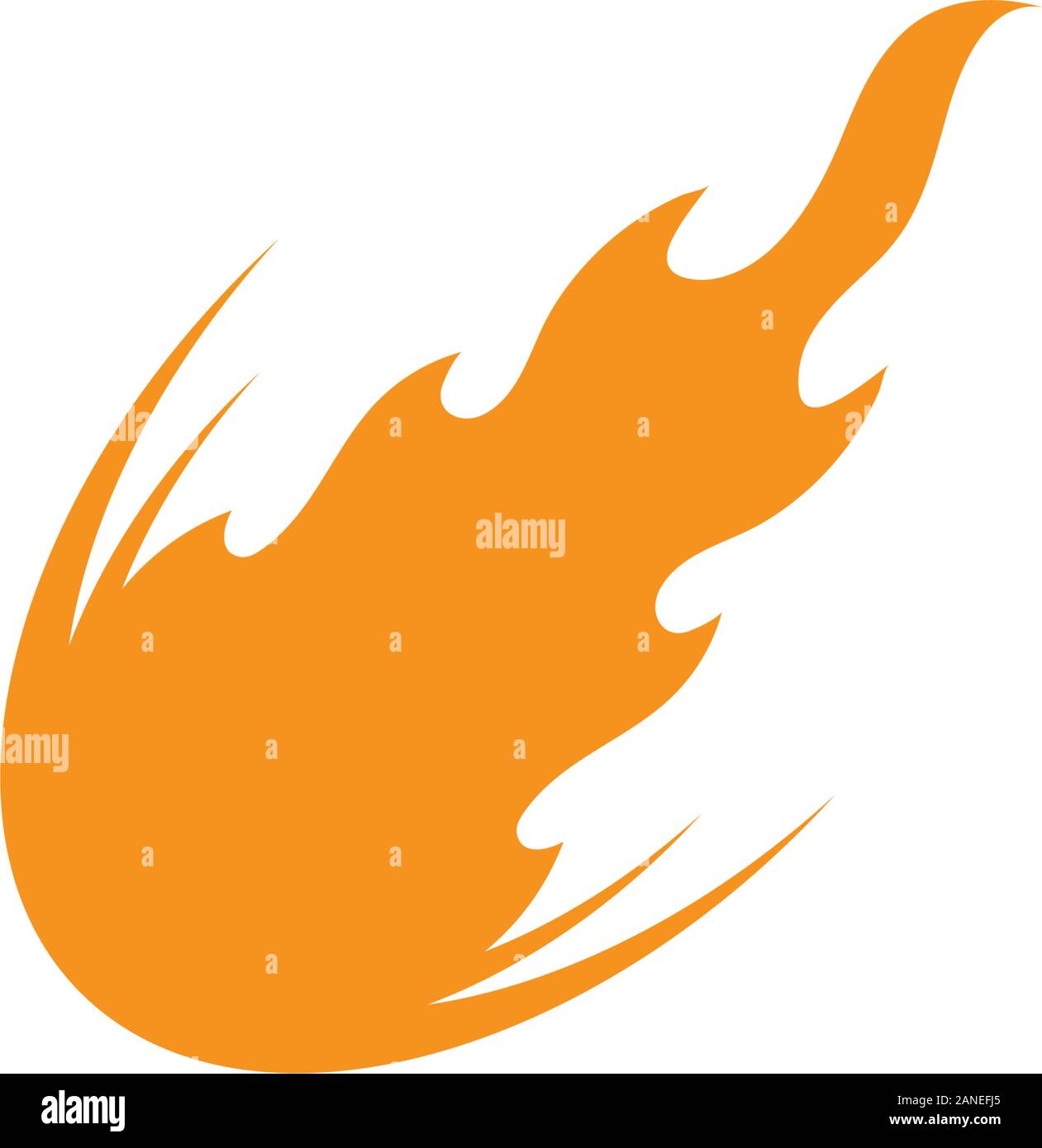 Comet vector icon illustration design template Stock Vector Image & Art ...
