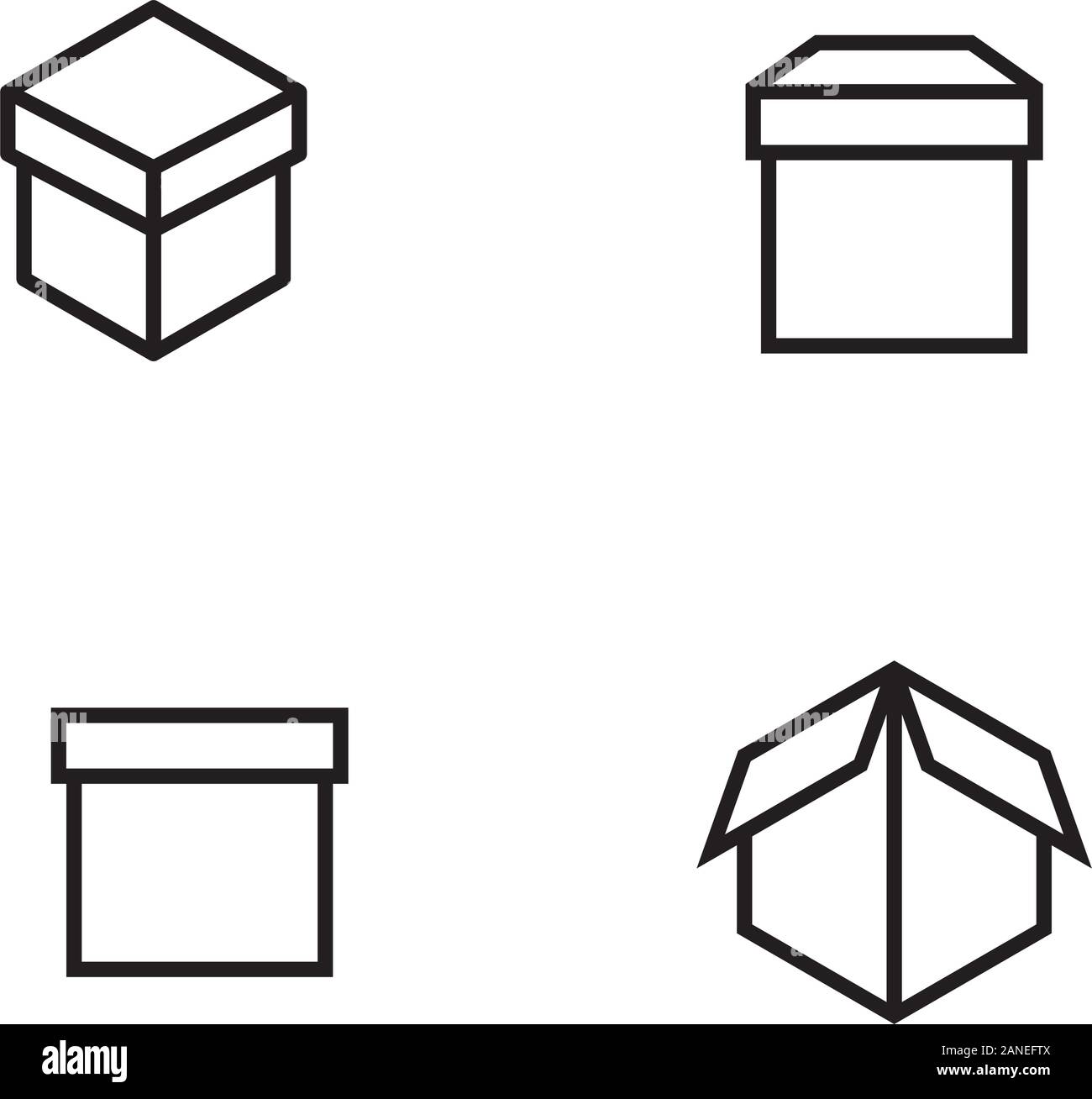 Box vector illustration icon design template Stock Vector Image & Art ...
