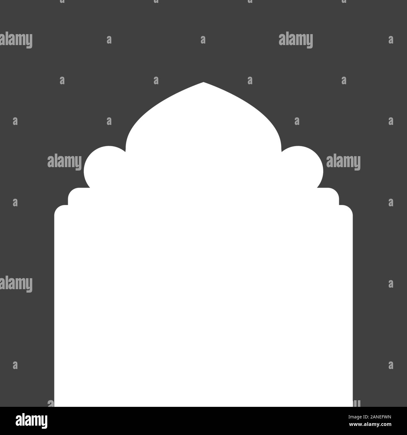 Mosque window vector icon design template Stock Vector Image & Art - Alamy