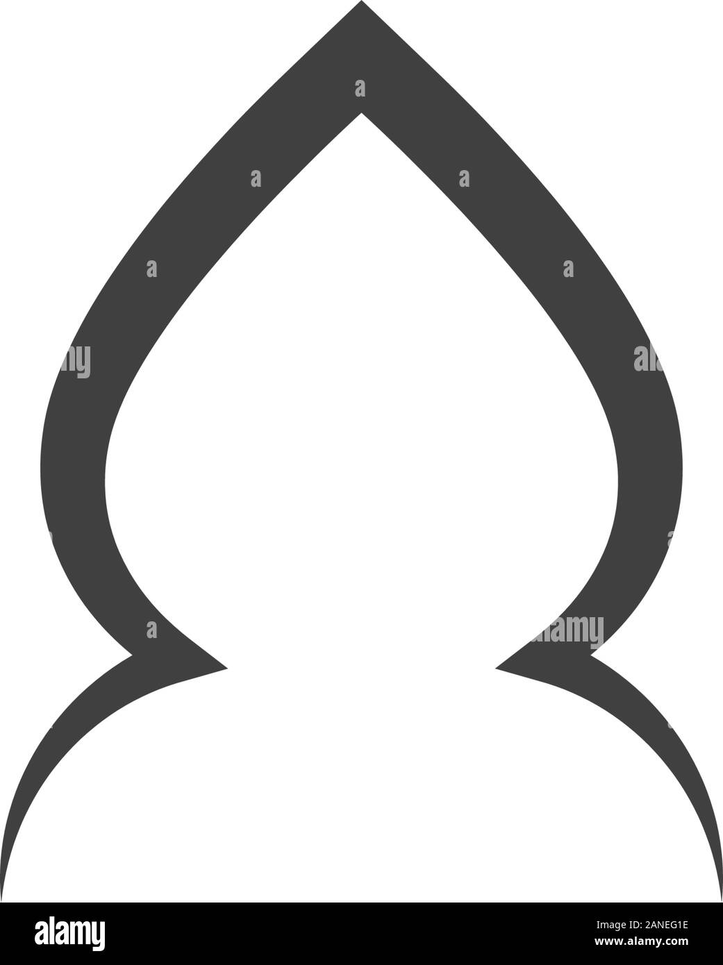 Mosque window vector icon design template Stock Vector Image & Art - Alamy