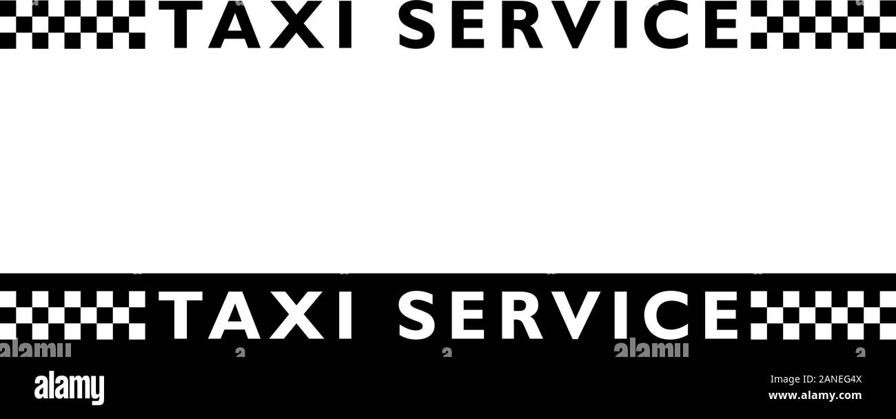 Taxi driver card template vector hi-res stock photography and images ...