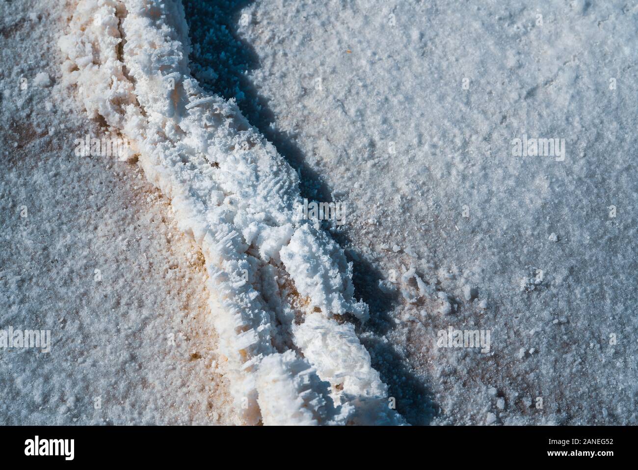 Death Valley National Park, California. Surreal salt of Badwater Basin ...