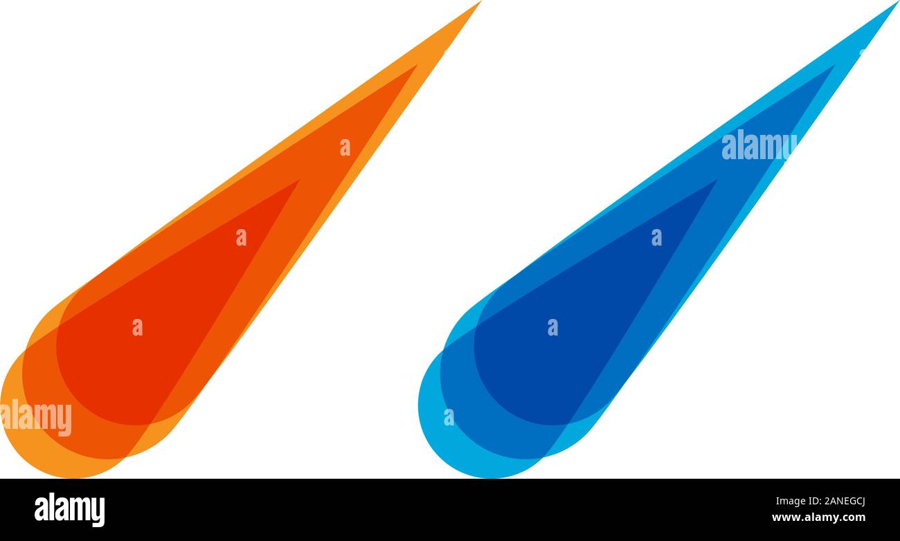 Comet vector icon illustration design template Stock Vector Image & Art ...