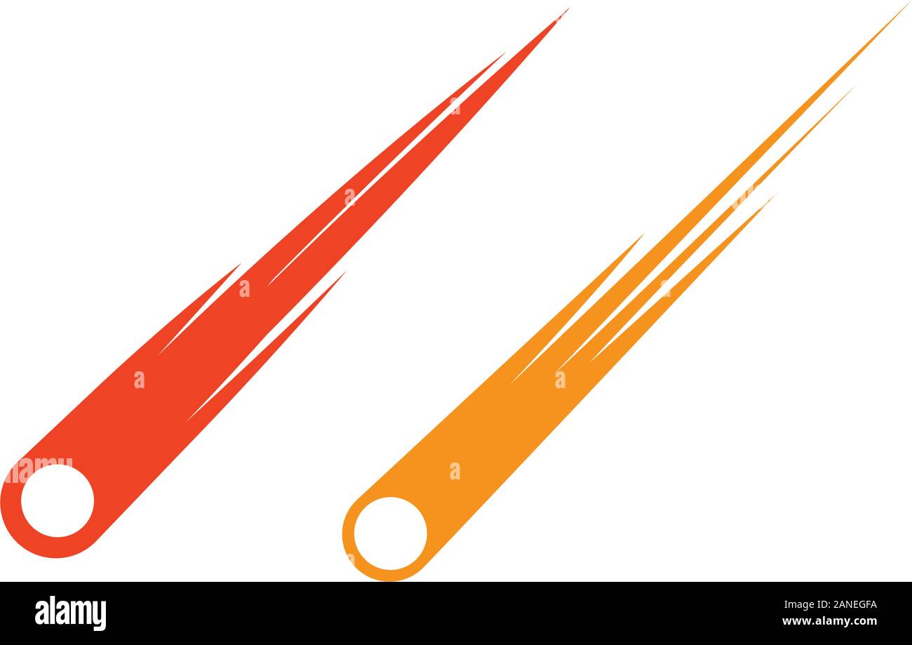Comet vector icon illustration design template Stock Vector Image & Art ...