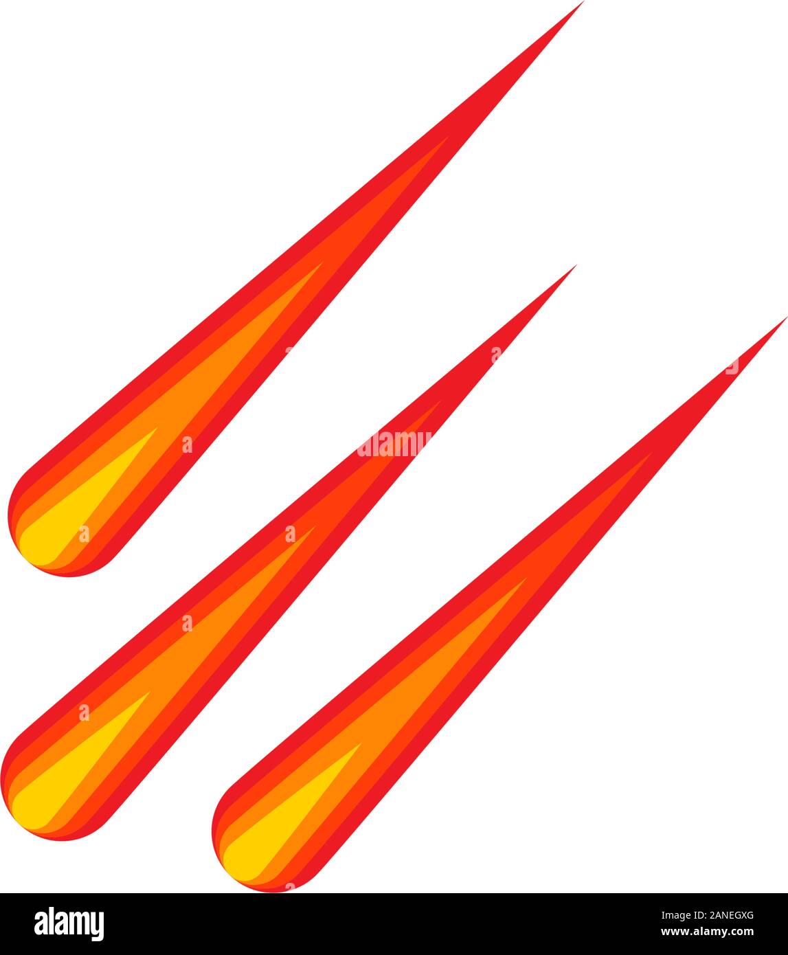 Comet vector icon illustration design template Stock Vector Image & Art ...