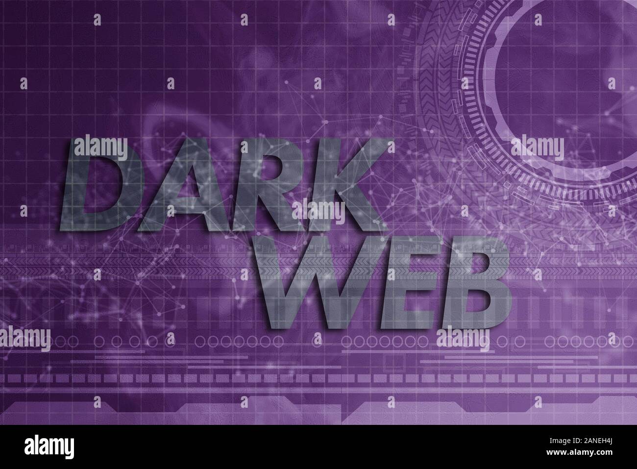abstract digital technology dark web text background, danger internet ...