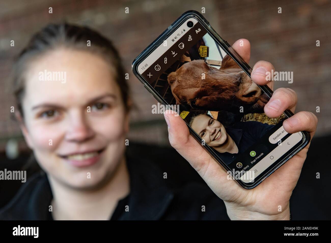 Kalefeld, Germany. 16th Jan, 2020. Ann-Christin Kahler, influencer ...