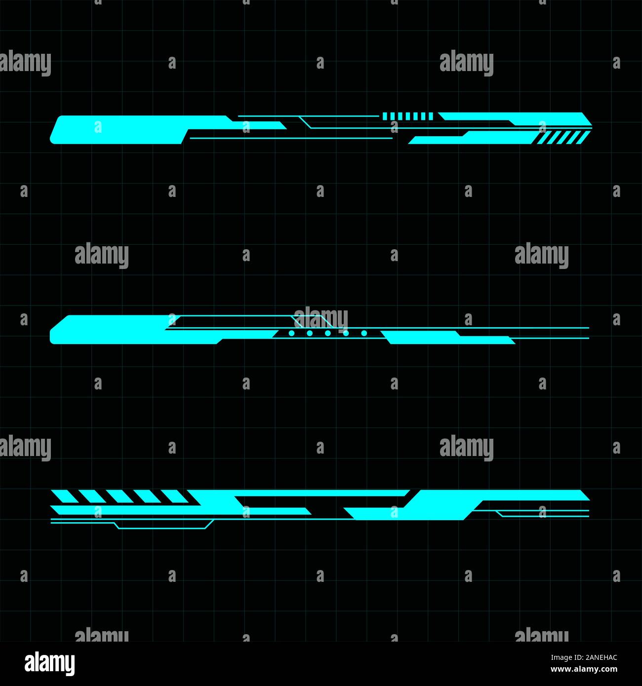Futuristic user interface illustration design template Stock Vector ...